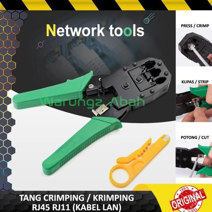 Jual TANG KRIMPING CRIMPING CRIMPER TOOL CLAMP RJ45 RJ 45 RJ11 KABEL ...
