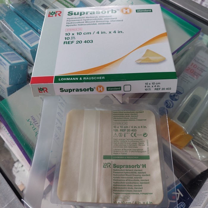 Jual Ready Suprasorb H 10x10 Hydrocolloid Wound Dressing ..Balutan Luka ...