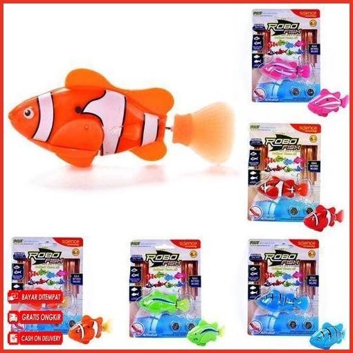 Jual Original Robo Fish Nemo Mainan Ikan Robot Bisa Berenang Dalam Air ...