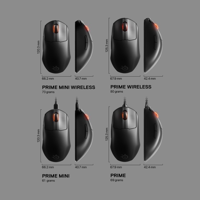 Jual Termurah Steelseries Prime Mini 61G Ultra Lightweight Gaming Mouse ...