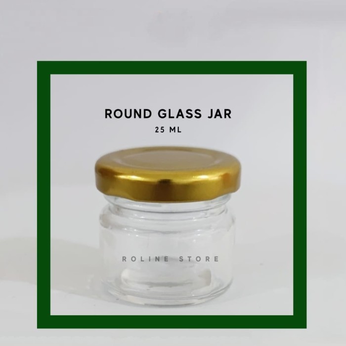 Jual Botol Kaca Mini 25Ml Jar Selai/Madu/Bumbu 1 Dus 280Pcs | Shopee ...