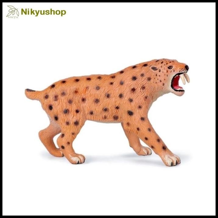 Jual Mainan Edukasi Pajangan Figure Hewan Harimau Smilodon Sabertooth ...