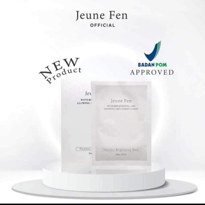 Jual Jeune fen flawless brightening mask | Shopee Indonesia
