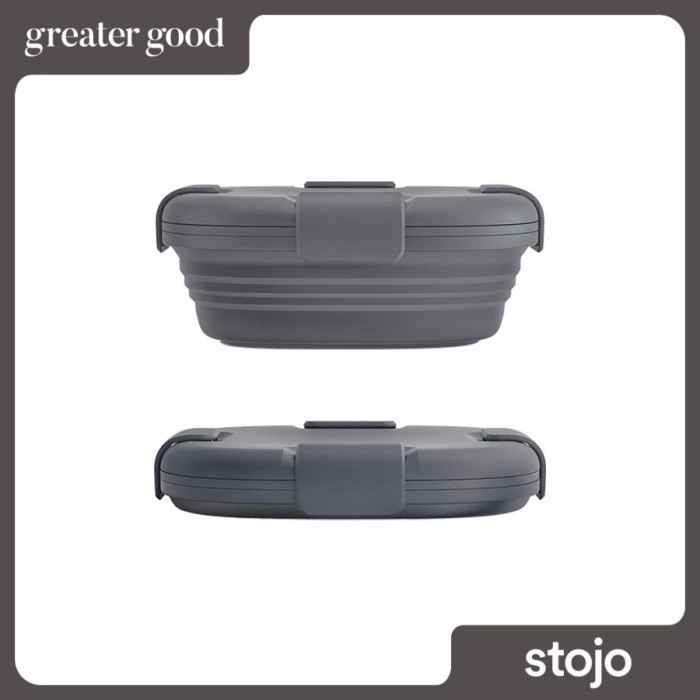 Jual Stojo - Collapsible Food Box in Carbon 24 oz / 700 ml | Shopee ...