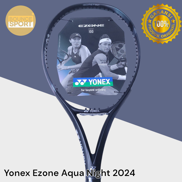 Jual Raket Tenis Yonex Ezone 2024 Aqua Night Black 98/100 | Shopee Indonesia
