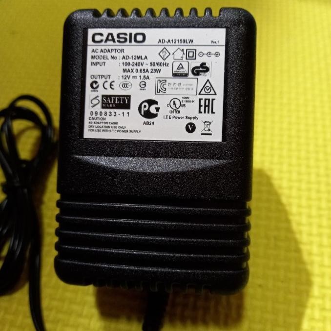 Jual Masih!!! Charger Ac Adaptor Keyboard Casio Ctk6250-Ctk6000-Ctk6200 ...