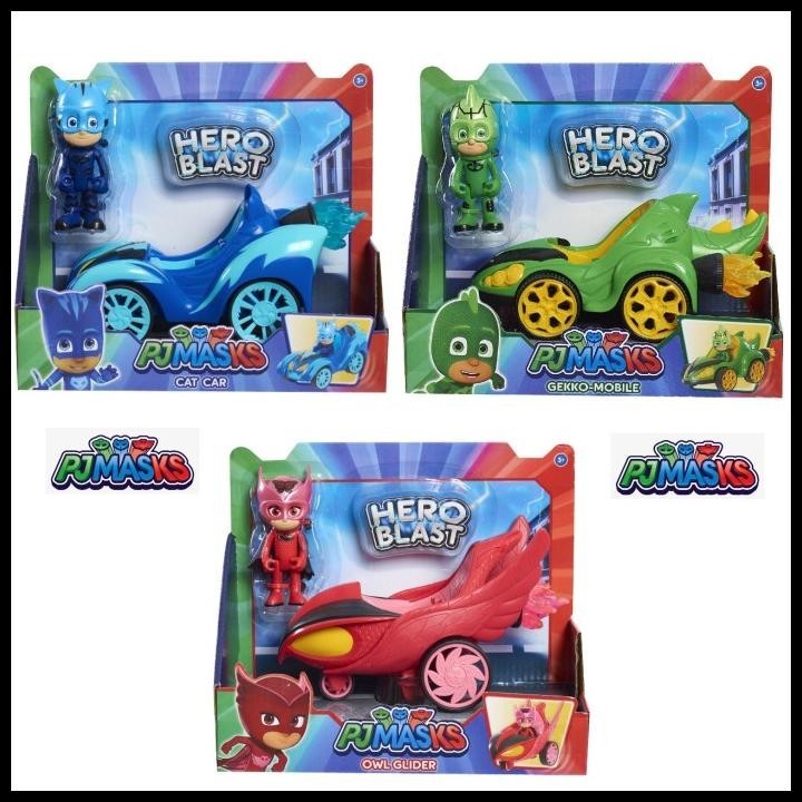 Jual TERBARU PJ MASKS HERO BLAST BASIC VEHICLES WITH POSEABLE FIGURE ...