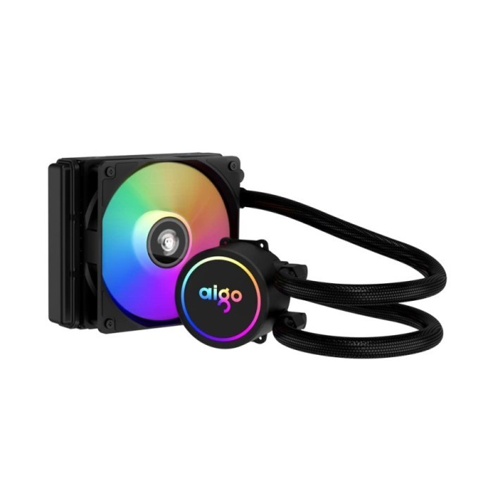 Jual AIGO AC SE120 120mm CPU Liquid Cooler AIO Water Cooling RGB K01 ...