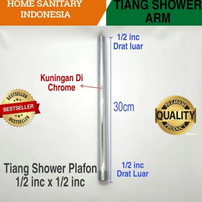 Jual Pipa Shower Tiang plafon Pipa Sambungan Tangkai Shower plafon ...