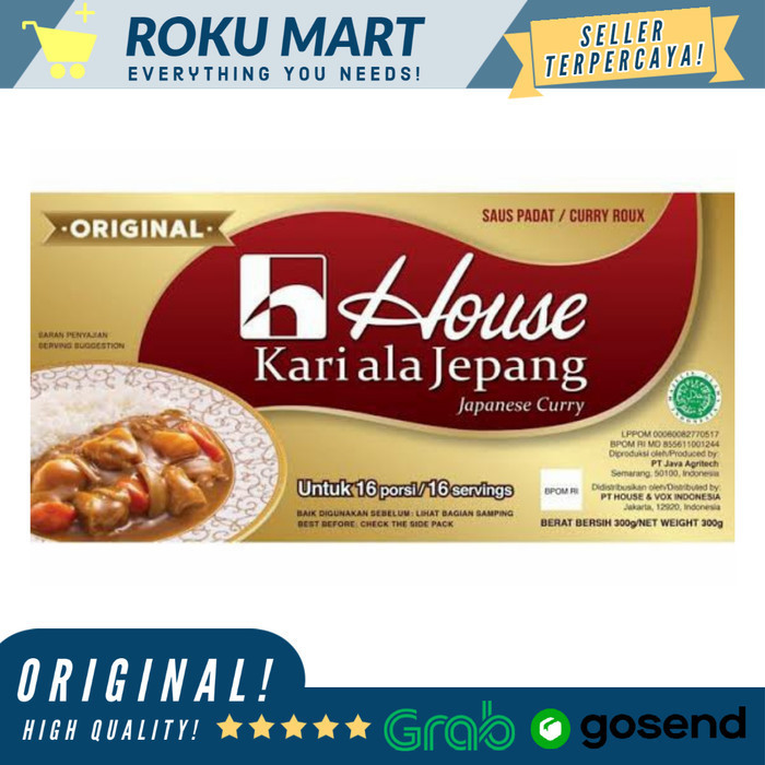Jual House Curry 300 G / House Curry Ala Jepang 300G Kari Jepang Halal ...