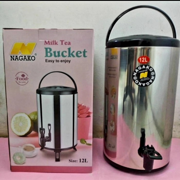 Jual Termos air panas/termos es/dispenser air/milk tea nagako 12 liter ...