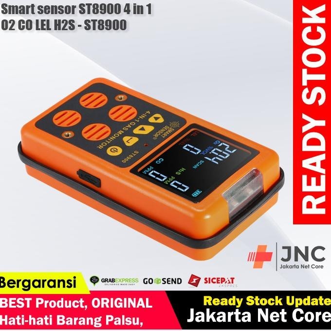 Jual Smart Sensor St-8900 4 In 1 Monitor Gas Detector O2 Co Lel H2S St8900 | Shopee Indonesia