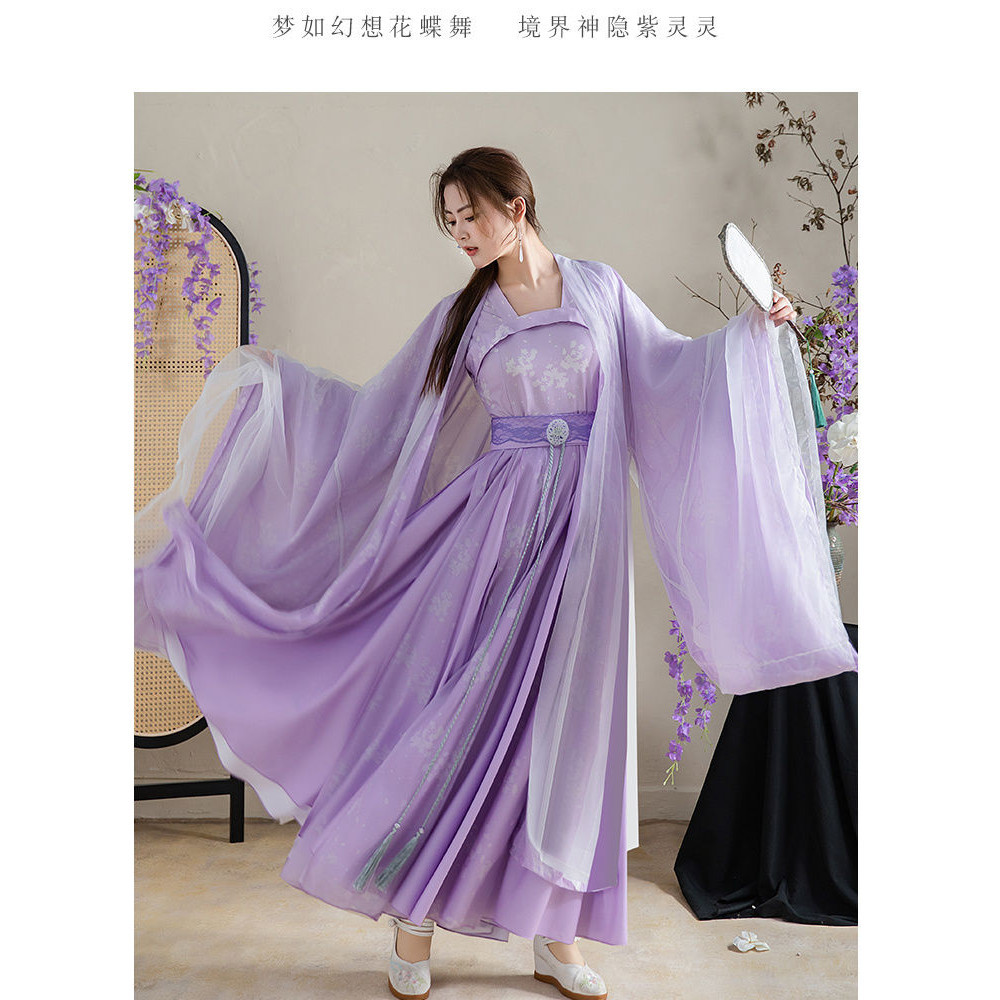 Jual Gaun Setinggi Dada Wanita, Gaun Peri Tipis Mengalir Gaya Antik ...