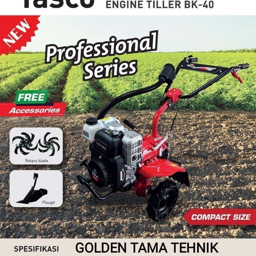 Jual Mesin Bajak Tanah TASCO BK 40 Traktor Mini Engine TASCO BK 40 ...