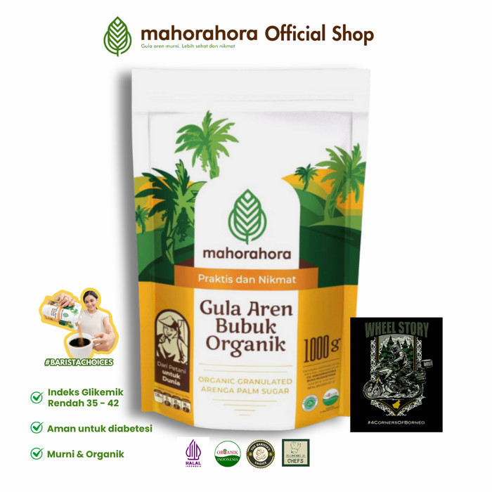 Jual Gula Aren Bubuk 1Kg Mahorahora + Hadiah Merch Buff Lited Edition ...