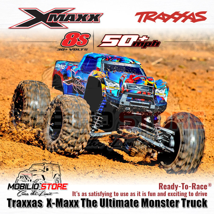 Jual Traxxas X-Maxx Xmaxx 1/6 Monster Truck 8S Brushless 2.4Ghz Rtr 4Wd ...