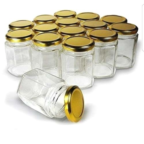 Jual Toples Kecil Hexagonal Segi Enam 60ML Kaca Beling Bening Awet Kuat ...