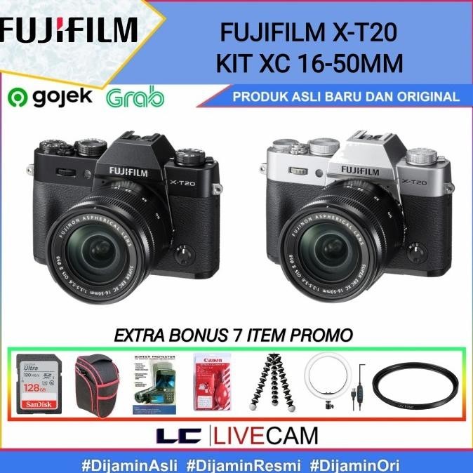 Jual FUJIFILM X-T20 KIT XC 16-50MM / KAMERA FUJIFILM XT20 KIT XC 16 ...