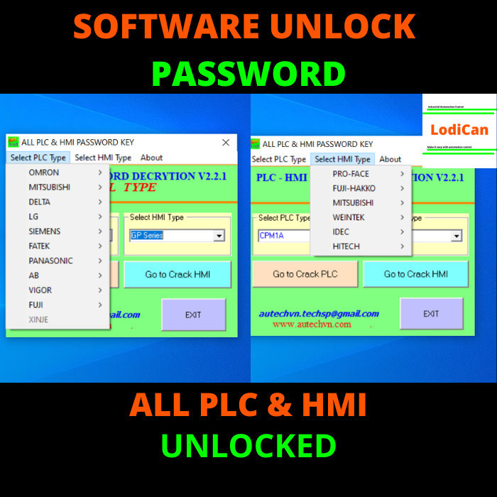 Jual SOFTWARE UNLOCK PASSWORD PLC & HMI OMRON MITSUBISHI SIEMENS AB ...