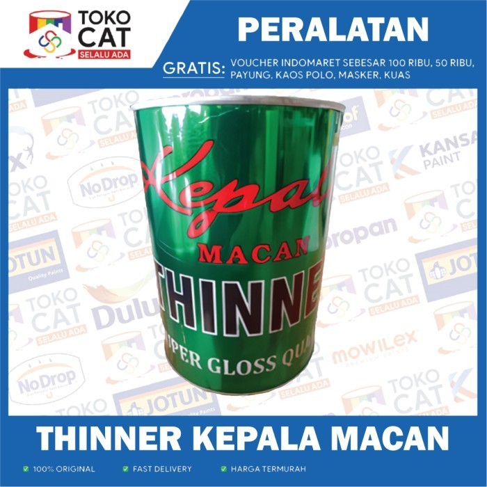 Jual THINNER PREMIUM CAMPURAN CAT MINYAK 1 L / THINER / TINER MURAH 1L ...