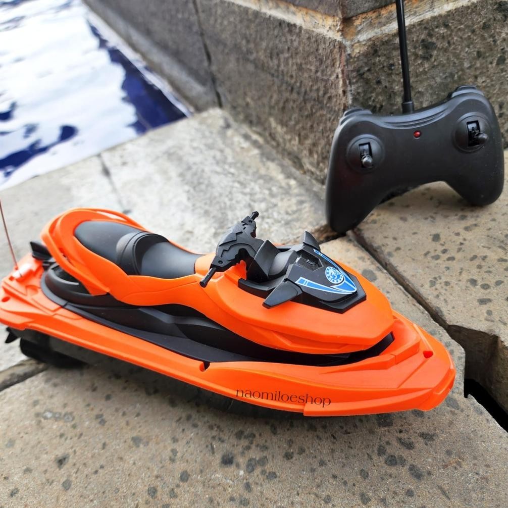 Jual d-54 Rc JET SKI mainan remote Control kapal motor Boat Kapal Robot ...