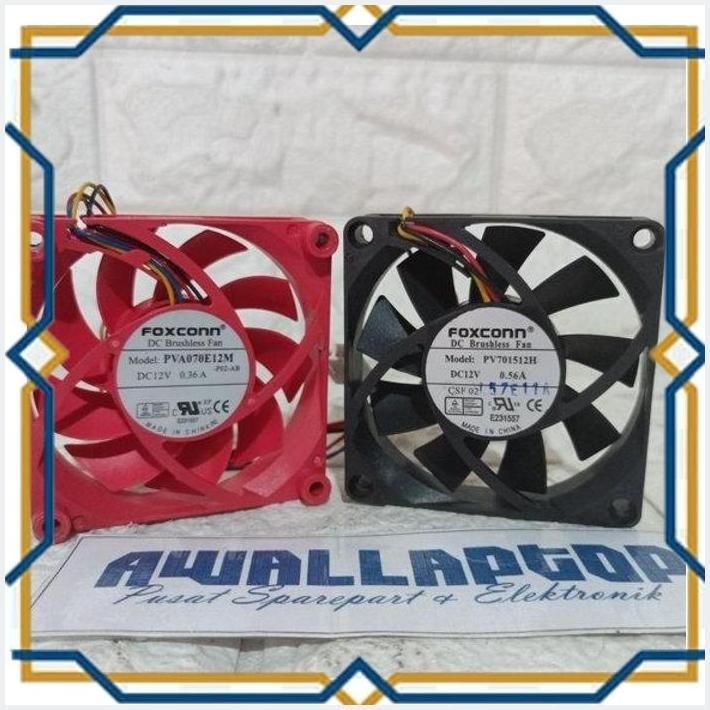 Jual [AWL] KIPAS 7X7 FOXCONN 12V FAN SLIM AQUASCAPE COOLER PAD LAPTOP KIPAS 7CM | Shopee Indonesia