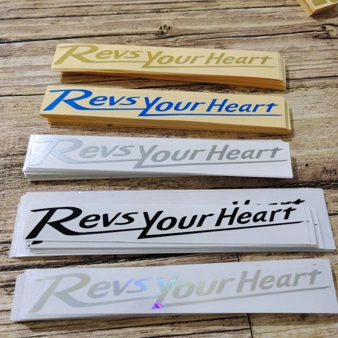 Jual Sticker Revs Your Heart Cutting | Shopee Indonesia