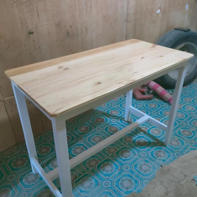 Jual meja bakso meja makan kaki putih | Shopee Indonesia