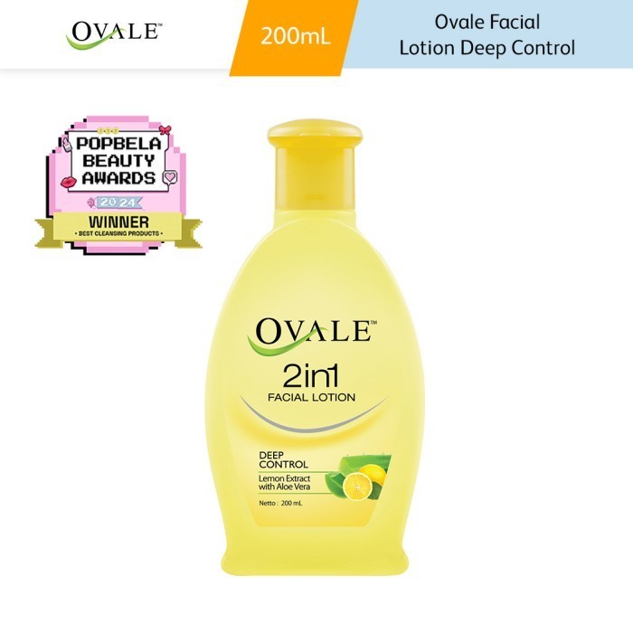 Jual Ovale Facial Lotion Deep Control 200ml | Shopee Indonesia