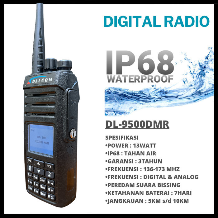 Jual ht dmr dalcom japan dl-9500 digital | Shopee Indonesia