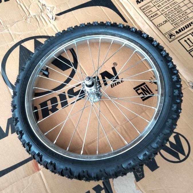 Jual New Wheelset Sepeda Ukuran 18 Roda Depan Lengkap Dengan Ban Luar ...