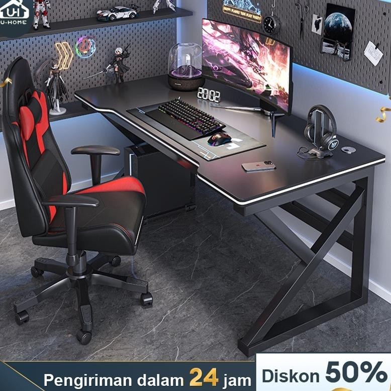 Jual Meja Komputer 160CM Meja Kantor Meja PC Meja Kantor Meja Gaming ...