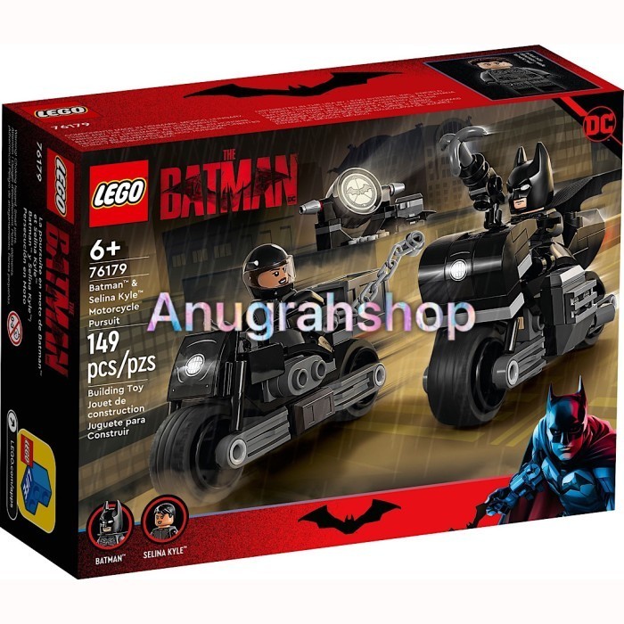 Jual LEGO 76179 SUPER HEROES Batman & Selina Kyle Motorcycle Pursuit ...