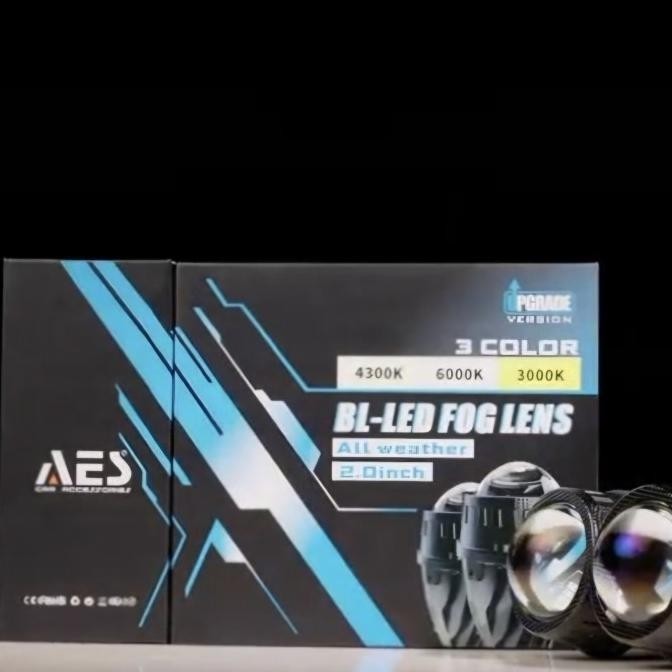 Jual Jual Biled Bi Led Foglamp Aes 3Warna Ukuran 2" Inch Untuk Innova ...