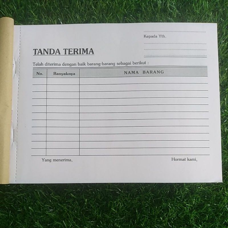 Jual NOTA TANDA TERIMA 2 PLAY ISI 50 SET (100 LEMBAR ) UKURAN 1/2 FOLIO ...