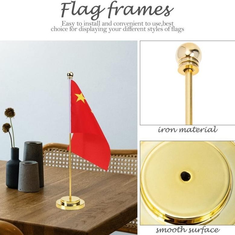 Jual RTY Standing Bendera Tiang Bendera Stenlis 30cm Tempat Bendera ...