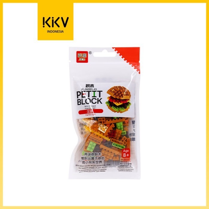 Jual Kkv - Jike Food Shaped Building Blocks / Blok Mainan Brick Balok ...