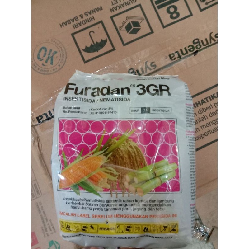 Jual obat pertanian insektisida FURADAN 2kg | Shopee Indonesia