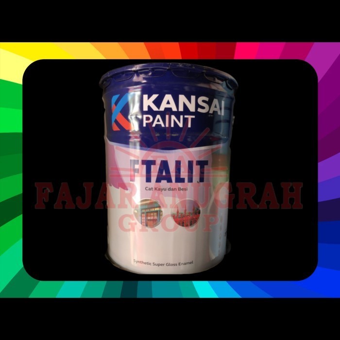 Jual Kansai Ftalit Gloss super white 115-731 Cat Kayu dan Besi 20 Kg ...