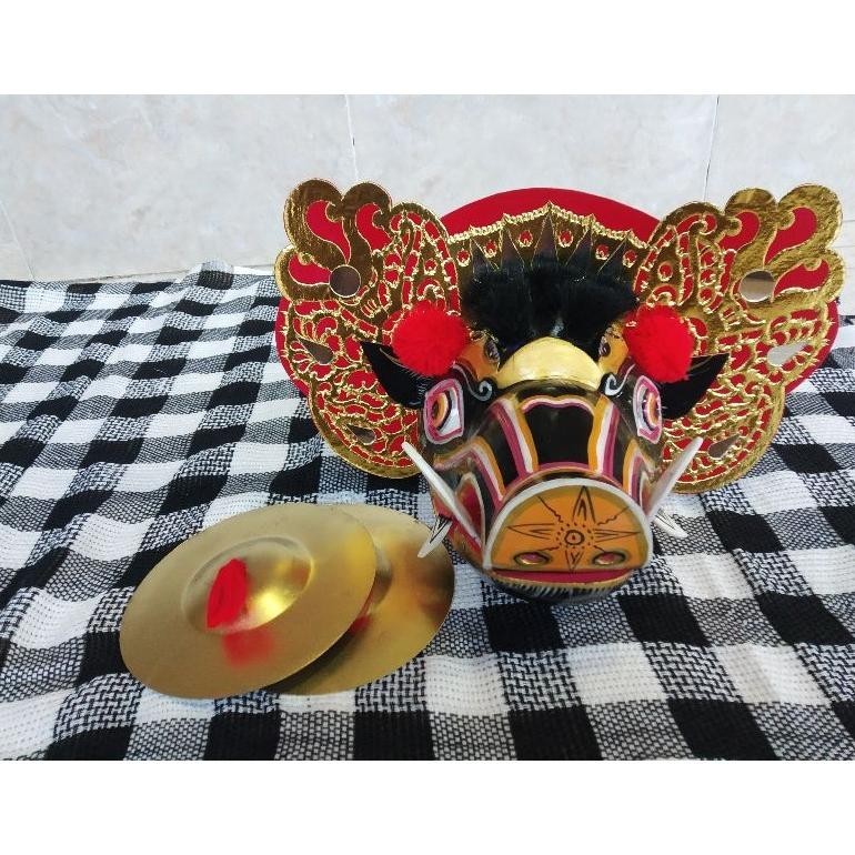 Jual Tapel Topeng / Punggulan Hiasan Kepala Barong Kucit (Bangkung ...