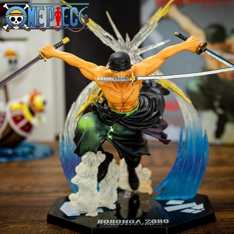 Jual Special Promo Action Figure One Piece Zoro Luffy Ace Sanji Battle ...