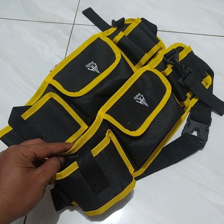 Jual gj-46 tas pinggang perkakas mesin bagunan warna hijau dan biru ...