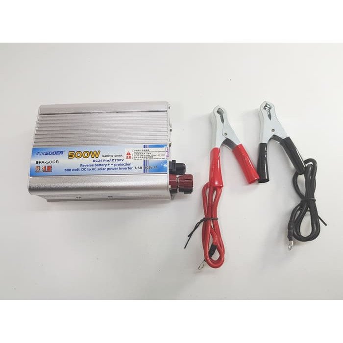 Jual Solar Power Inverter 500 watt SUOER SFA-500B DC 24v to AC 230v ...