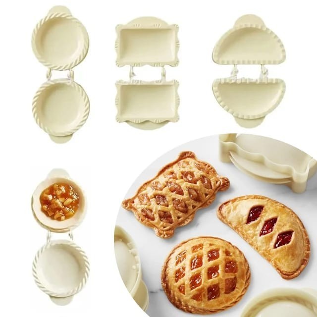 Jual Classic Mini Hand Pie/Pocket Pie Mold/Cetakan Mini Pie /Lattice ...