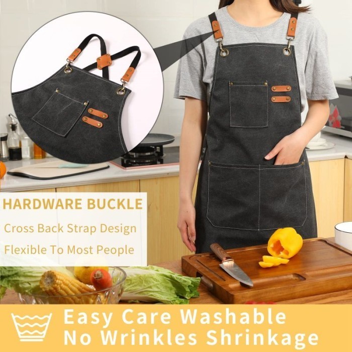 Jual Apron Barista Profesional Apron Chef Celemek Master Chef Indonesia ...