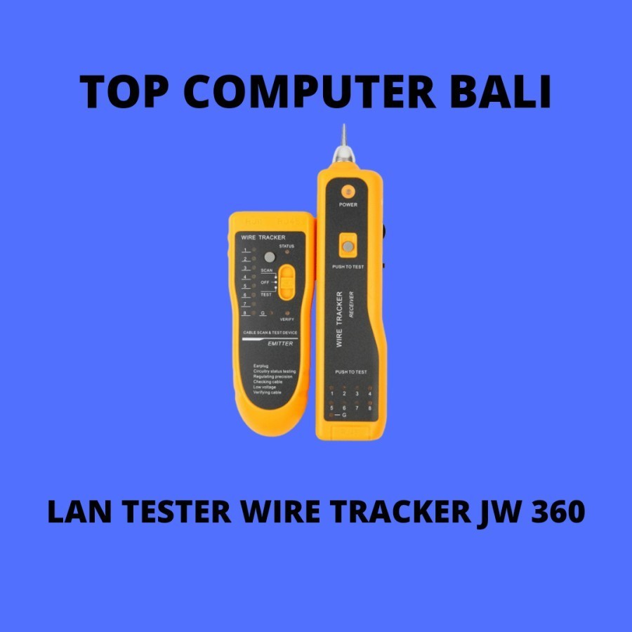 Jual LAN Tester Wire Tracker Cable Scan Track Line Finder Network JW ...