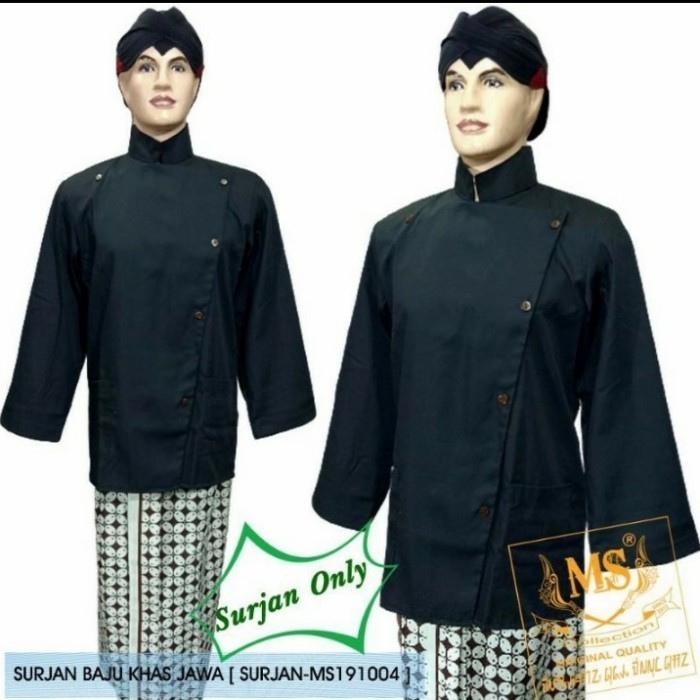Jual baju surjan alusan hitam polos | Shopee Indonesia