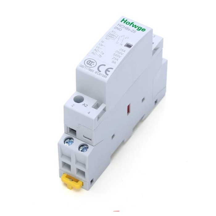 Jual Kontaktor / Contactor Modular Din Rail 1 No 1Nc Dan 2 No 20A Coil ...