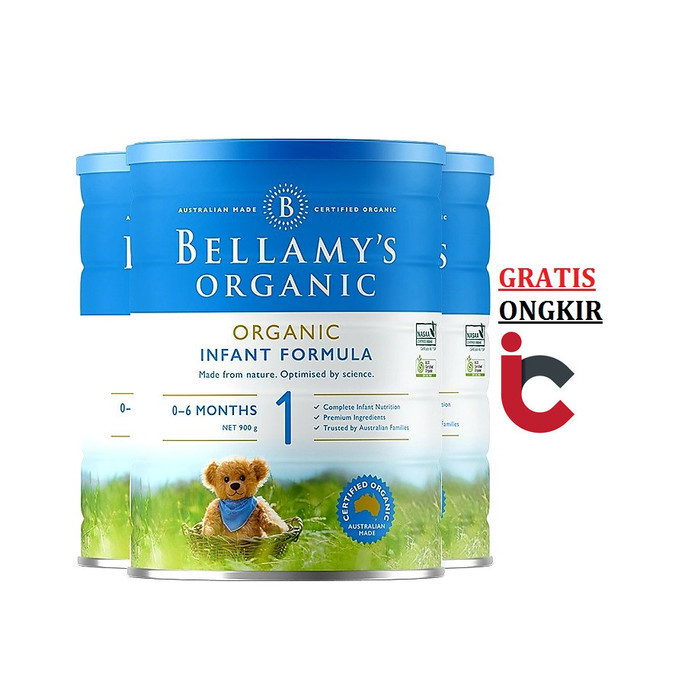 Jual Susubayi Bellamys Bellamy'S Organic Infant Step 1 Formula 900Gr ...