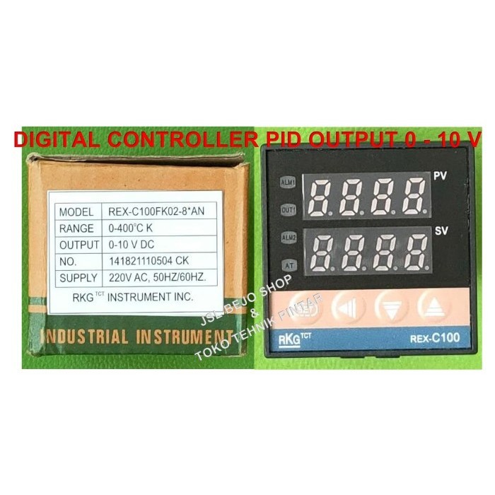 Jual Temperature Controller PID Output Analog 0 - 10 V DC | Shopee ...